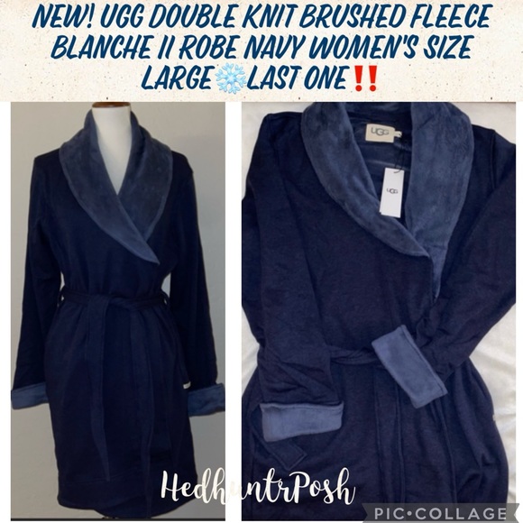 UGG | Intimates & Sleepwear | New Ugg Double Knit Brushed Fleece ...